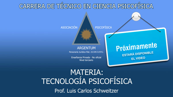 Plan de Estudios | Argentum Psicofísica